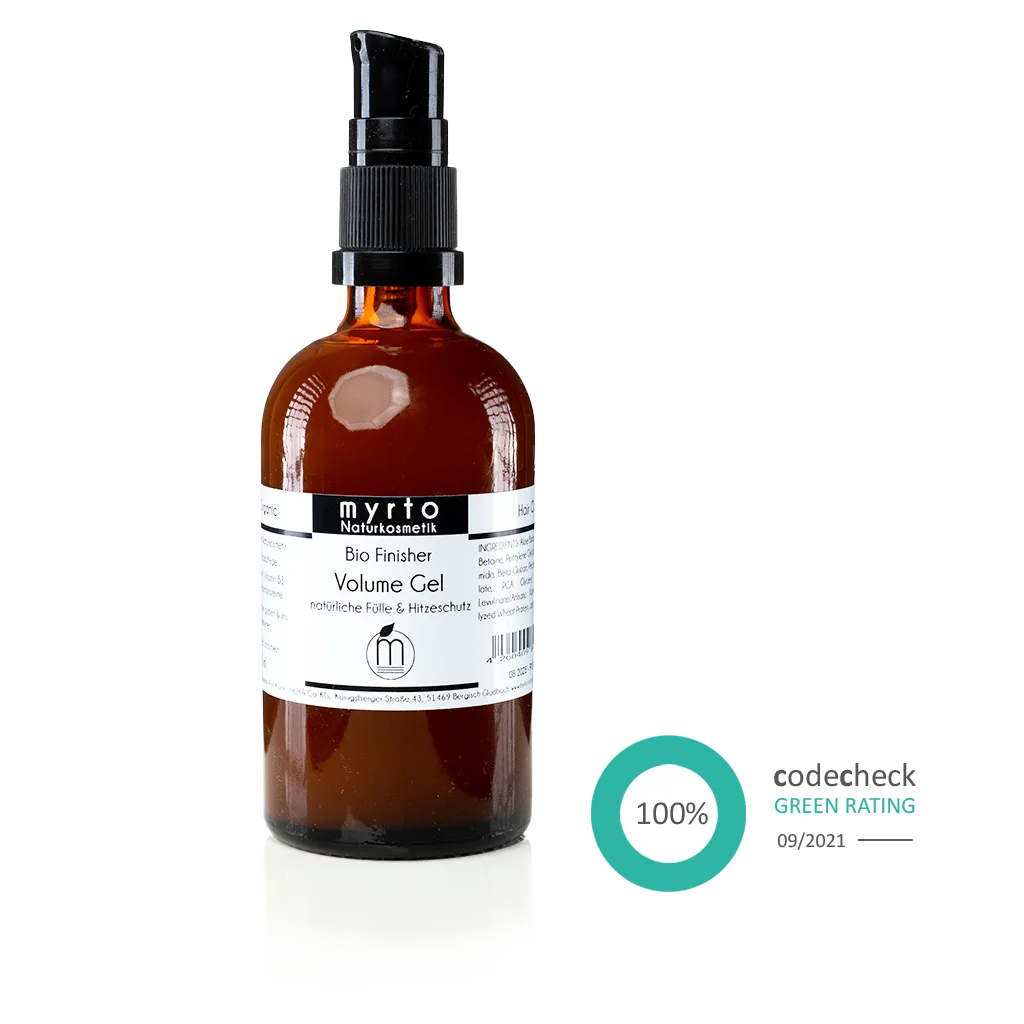 Volume hair gel – blow-dry setting gel with natural heat protection